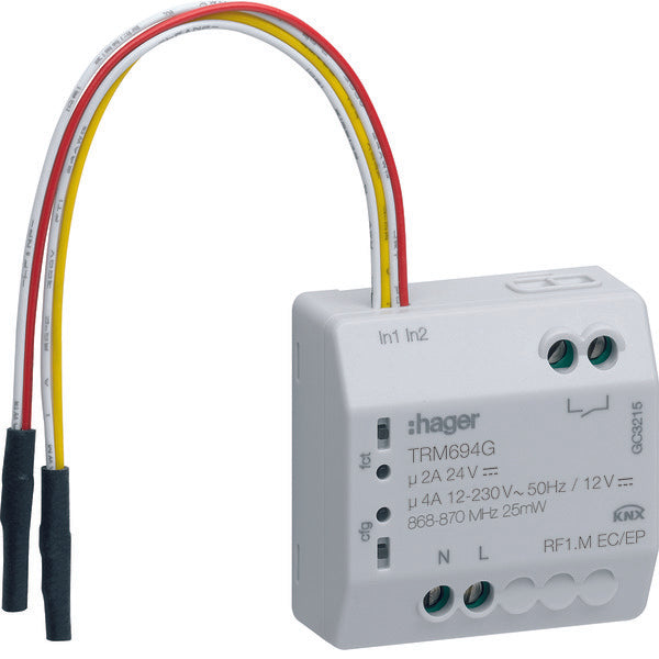 Hager KNX RF Switch Actuator Module - TRM694G | Tameson.com