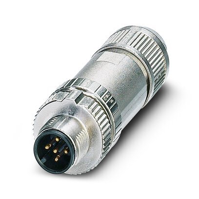 M12 5-Pin Shielded Universal Connector With Push Lock - 1424658 ...