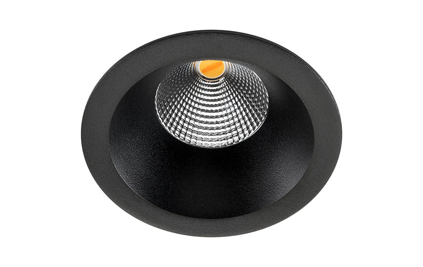6W Dim To Warm LED Recessed Spot Light Black IP54 - 903223 | Tameson.com