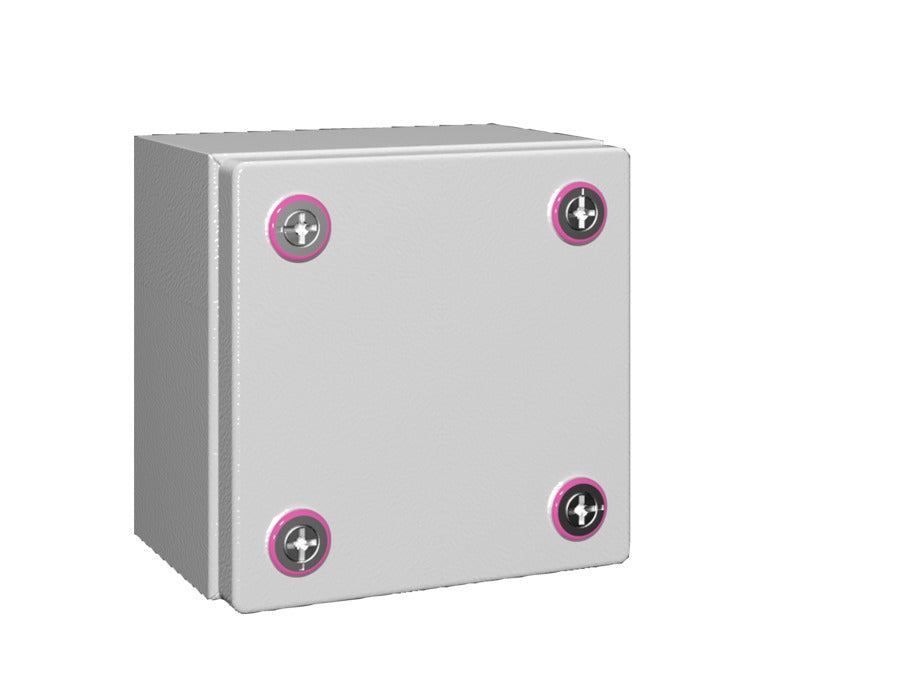 Rittal KX Steel Terminal Box 150x150x120mm RAL7035 - 1500000 | Tameson.com