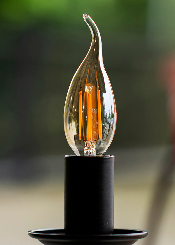 Bailey LED Filament Candle E14 4W 2200K Gold Dimmable - 143055 [2 Piec ...