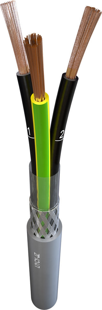 TKF LIYCY-JZ Flexible Braided Control Cable 4G 1mm² - 167760 [10 Meter ...