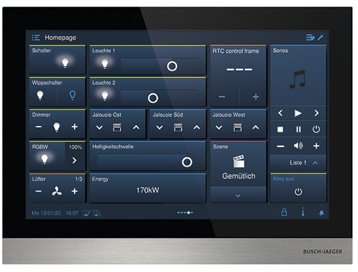 ABB Welcome IP Touch 10 Video Intercom Display Black - 2TMA130050B0058 ...