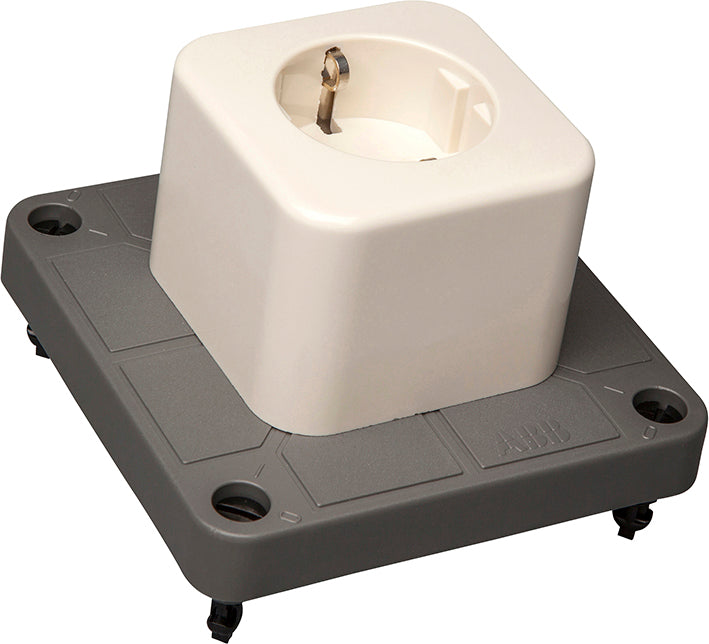 ABB Cover 3640 Single Schuko Socket Recycled Plastic - 1SPA007130F9212 ...
