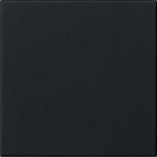 Gira System 55 Black Matt Blank Rocker Switch - 5372005 | Tameson.com