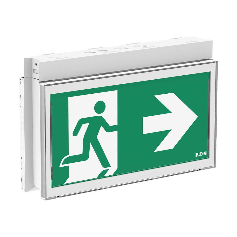 Eaton FlexiTech LED Emergency Exit Ceiling Light IP65 - FT2EC4IUCGL18IP ...