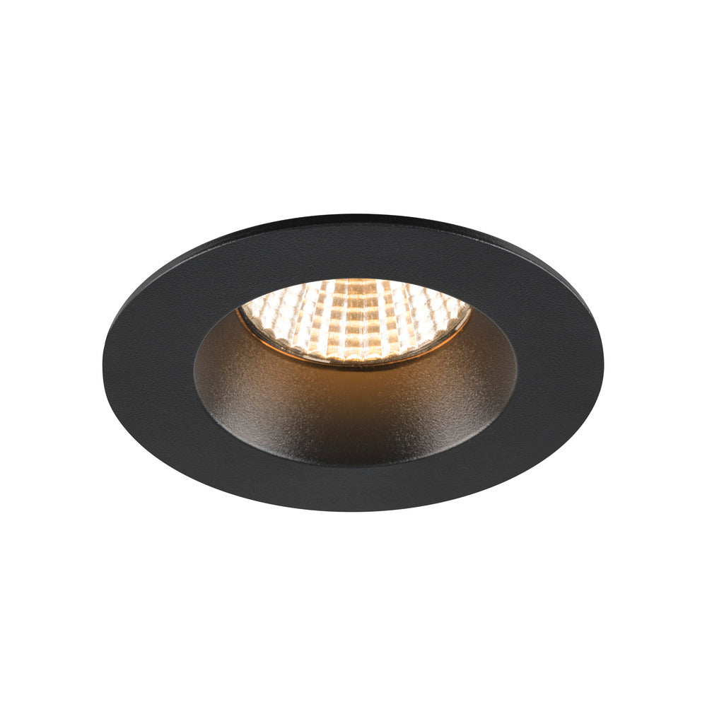SLV New Tria 68 LED Recessed Spot Light IP65 3000K Black - 1007408 ...
