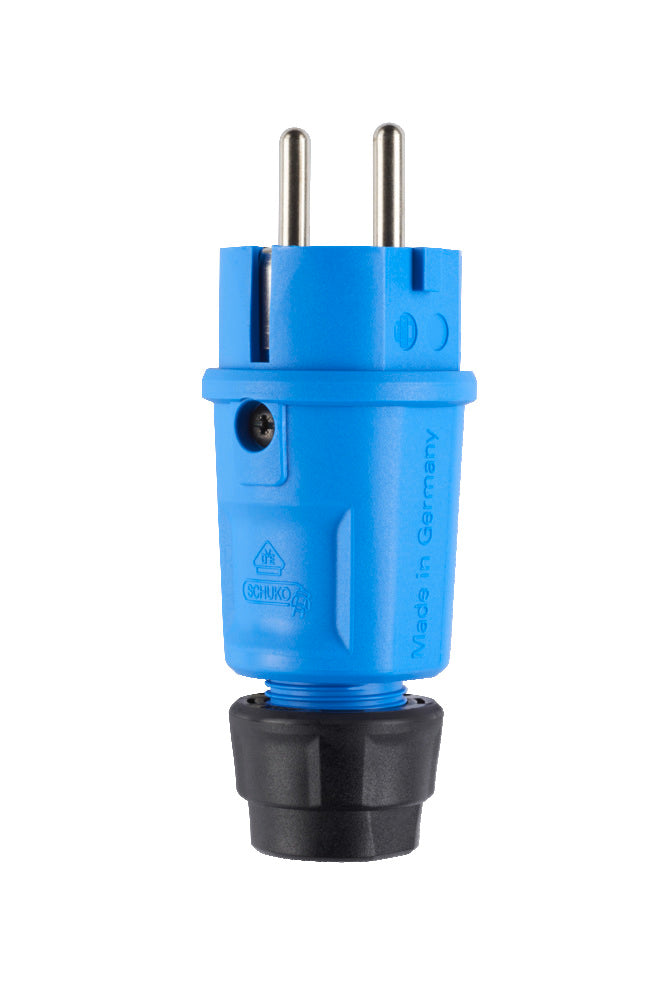 Heavy Duty IP54 Schuko Plug With Dual Earthing System - 100000066 [2 P ...