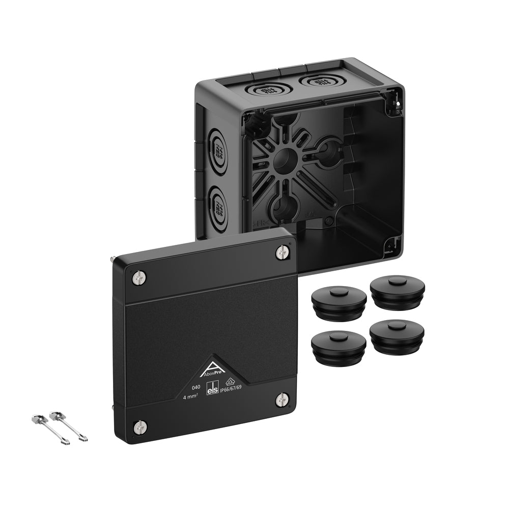 Spelsberg Pro Junction Box IP66 Black 102mm - 40400001 | Tameson.com