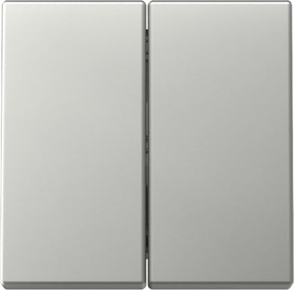 Gira System 55 Dual Stainless Steel Rocker Switch - 3295600 | Tameson.com