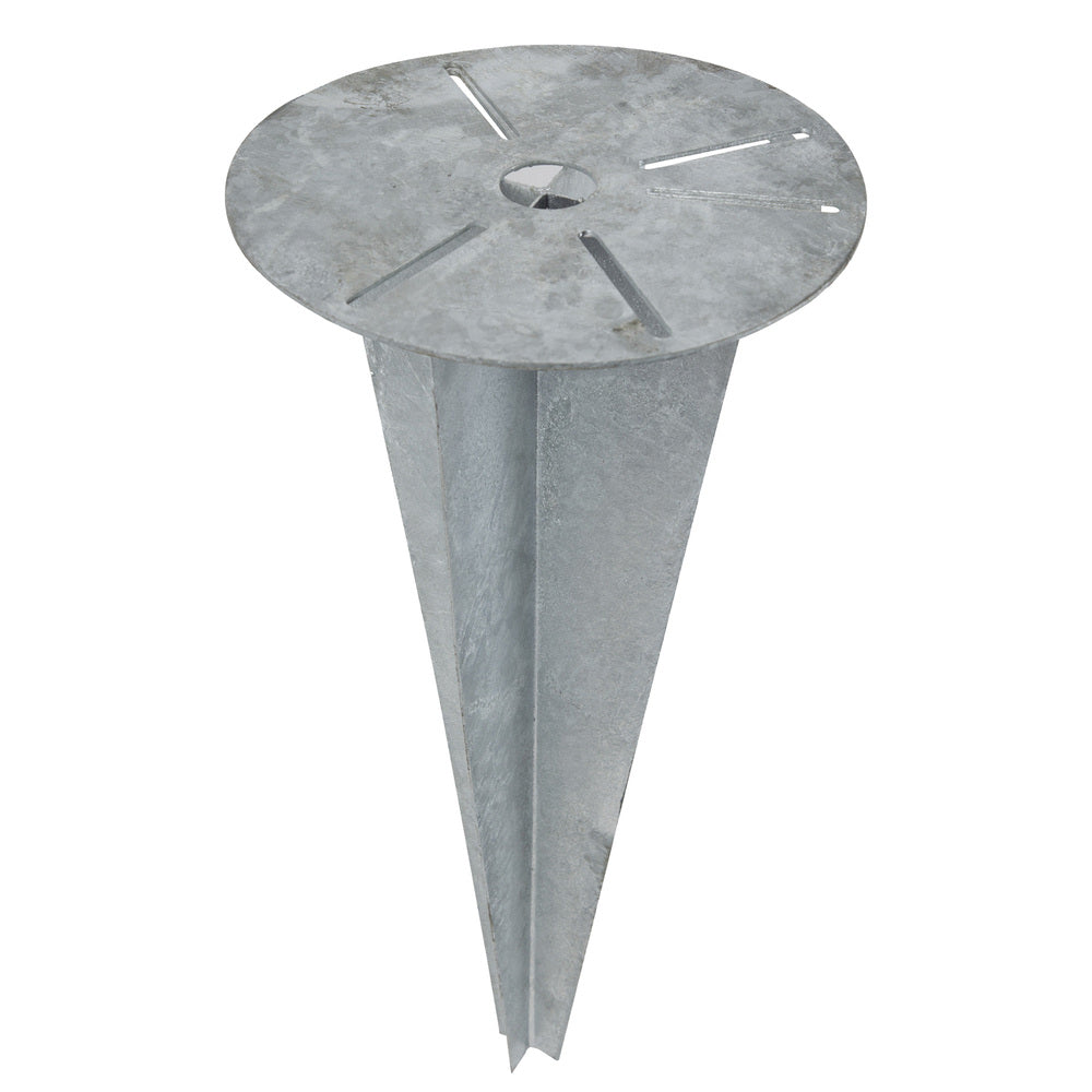 Ground Mounting Spike 26cm Base Plate 55cm Depth - 5819 | Tameson.com