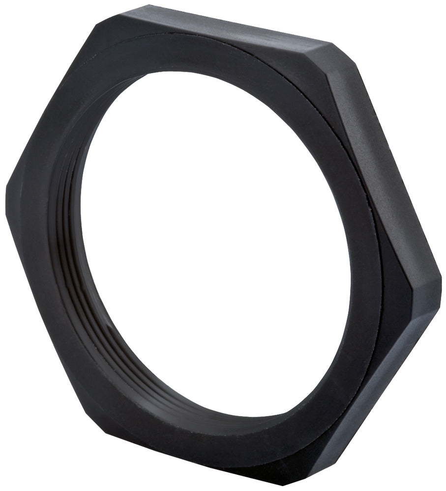GM FS PG9 Polyamide Locknut Black - 1262090111 [50 Pieces] | Tameson.com