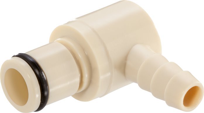 PP DN 6.4 Linktech Coupling Plug 9.5 mm Hose Pillar Double Shut-Off Be ...