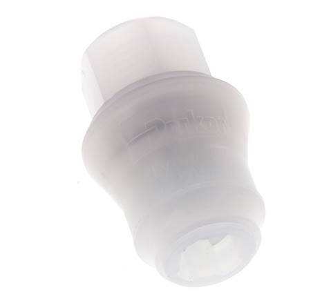 PVDF DN 5 Coupling Socket G 1/4 inch Female Threads | Tameson.com