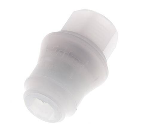 PVDF DN 5 Coupling Socket G 1/4 inch Female Threads | Tameson.com