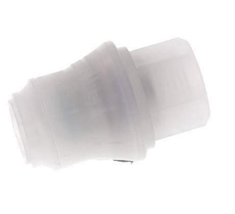 PVDF DN 5 Coupling Socket G 1/4 inch Female Threads | Tameson.com