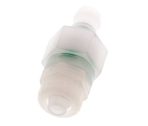 PVDF DN 5 Coupling Plug 6x8 mm Union Nut Double Shut-Off | Tameson.com