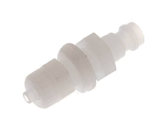 PVDF DN 5 Coupling Plug 4x6 mm Union Nut Bulkhead | Tameson.com