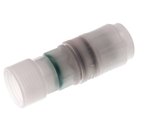 PVDF DN 7.2 Coupling Socket G 1/2 inch Female Threads | Tameson.com