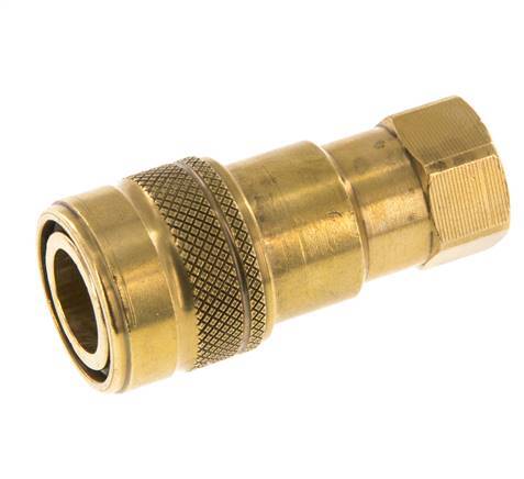 Brass DN 5 Hydraulic Coupling Socket G 1/8 inch Female Threads ISO 7241-1 B D 10.9mm | Tameson.com
