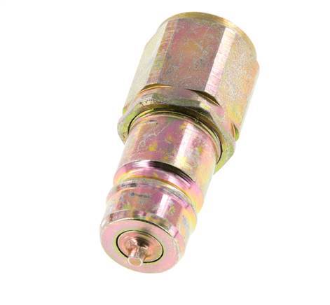 Steel DN 10 Hydraulic Coupling Plug M16x1.5 Female Threads ISO 7241-1 ...