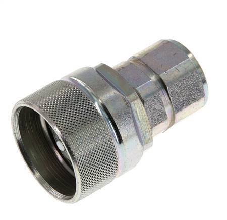 Steel DN 12.5 Hydraulic Coupling Plug M22x1.5 Female Threads ISO 14541 ...