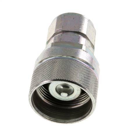 Steel DN 12.5 Hydraulic Coupling Plug M22x1.5 Female Threads ISO 14541 ...