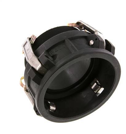 Camlock DN 90 (4'') Polypropylene Coupling R 4'' Male Thread Type B MI ...