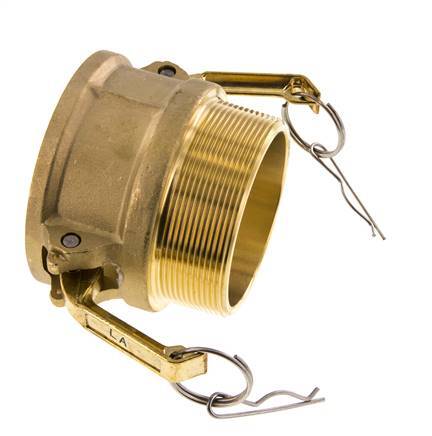 Camlock DN 75 (3'') Brass Coupling R 3'' Male Thread Type B MIL-C-27487 ...