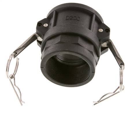 Camlock DN 50 (2'') Polypropylene Coupling Rp 2'' Female Thread Type D ...