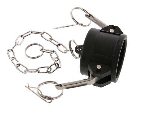 Camlock DN 40 (1 1/2'') Polypropylene Coupling End Cap Type DC MIL-C-2 ...