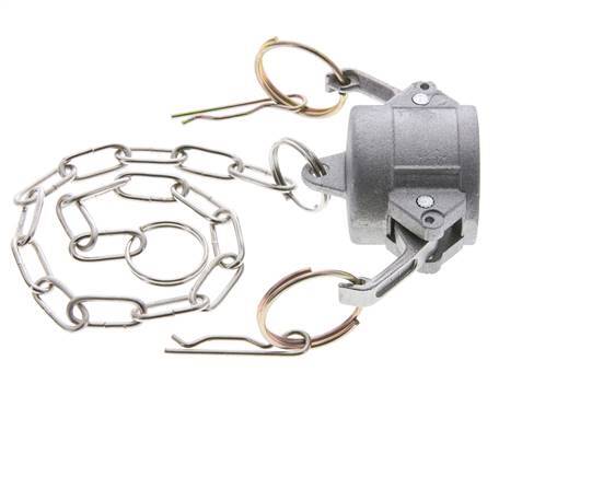 Camlock DN 25 (1'') Aluminium Coupling End Cap Type DC MIL-C-27487 ...