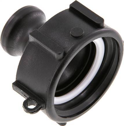 Camlock DN 25 (1'') Polypropylene Coupling S 60 x 6 IBC Connector Type ...
