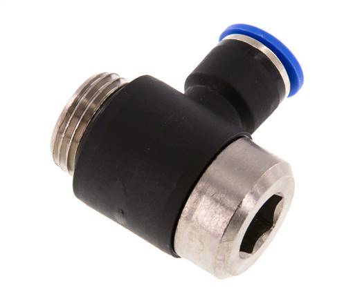 10mm x G1/2'' 90deg Elbow L-shape Push-in Fitting with Male Threads ...