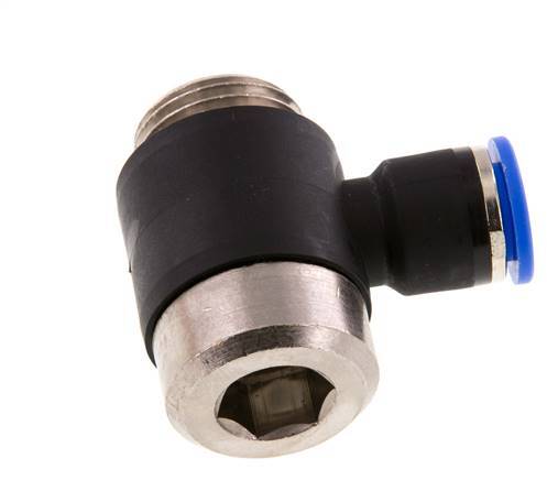 10mm x G1/2'' 90deg Elbow L-shape Push-in Fitting with Male Threads ...