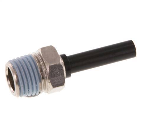 6mm x R1/4'' Plug-in Fitting with Male Threads Brass/PA 66 NBR [5 Piec ...
