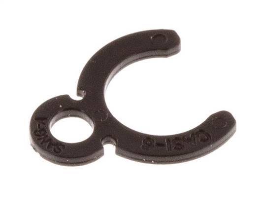 6 mm Collet Locking Clips for Push-in Fittings [50 Pieces] | Tameson.com