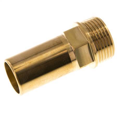 28mm x G1'' Plug-in Fitting with Male Threads Brass | Tameson.com