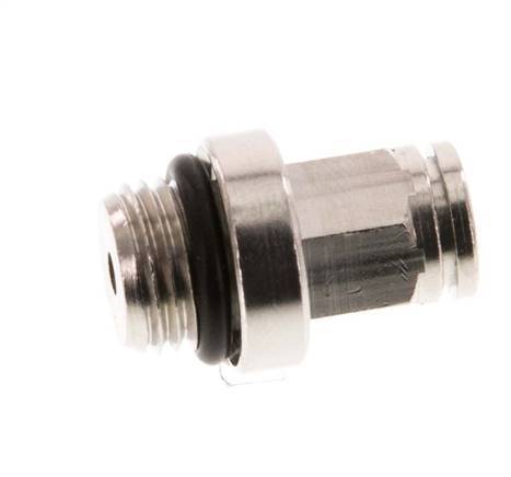 4mm x M 10 x 1 Push-in Fitting with Male Threads Brass NBR [2 Pieces ...