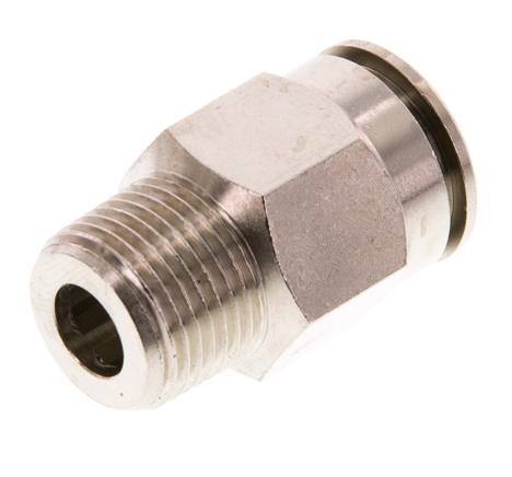 14mm x R3/8'' Push-in Fitting with Male Threads Brass FKM | Tameson.com