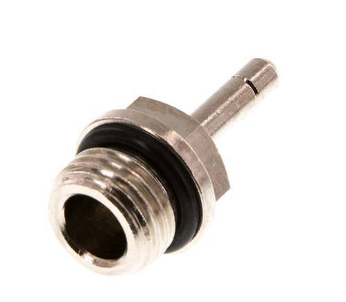 4mm x G1/4'' Plug-in Fitting with Male Threads Brass NBR [5 Pieces ...