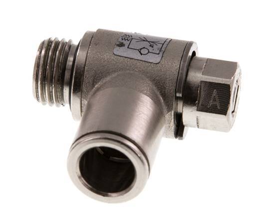 Flow Control Valve Meter-In Elbow 10 mm - G1/4'' Brass Slotted Screw ...