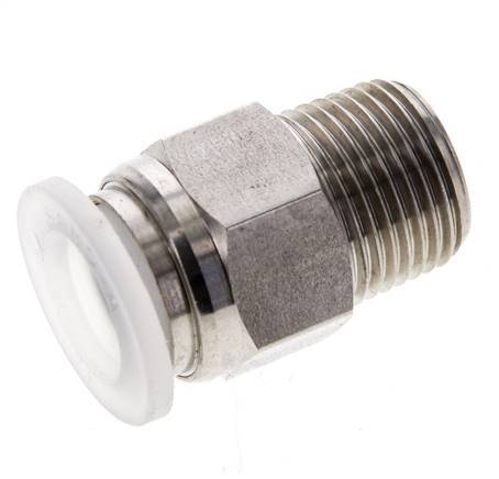12mm x R3/8'' Push-in Fitting with Male Threads Stainless Steel/PA EPD ...