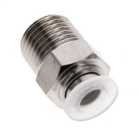 12mm x R1/2'' Push-in Fitting with Male Threads Stainless Steel/PA EPD ...