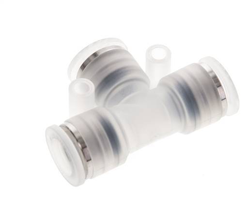 10mm Polypropylene (PP) Tee Push-in Fitting EPMD FDA | Tameson.com