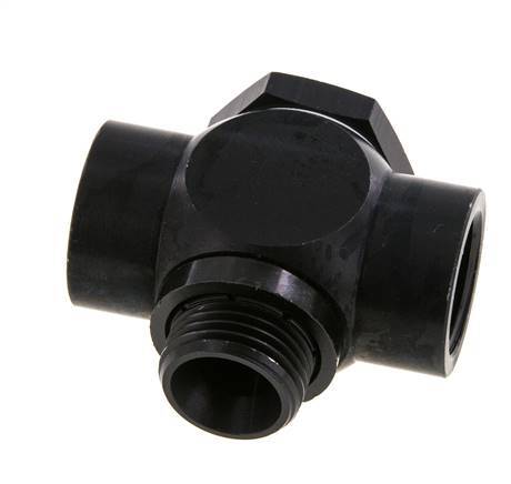 G1/2'' Aluminum Tee Banjo Fitting with Male and Female Threads with O ...