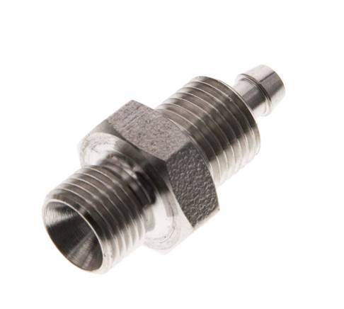 6x4 & G1/8'' Stainless Steel 1.4571 Straight Push-on Fitting with Male ...