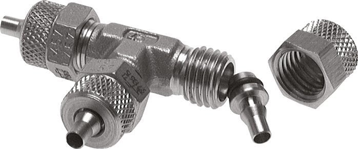 8x6 Stainless Steel 1.4571 Tee Push-on Fitting Multi-part | Tameson.com