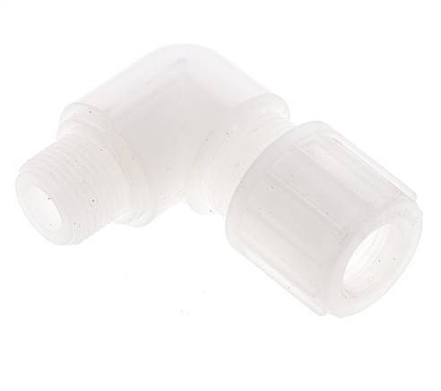 14x12mm & G3/8'' PVDF Elbow Compression Fitting with Male Threads 10 b ...
