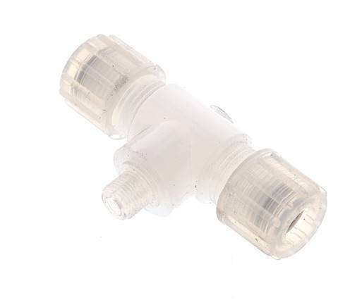 10x8mm & G1/8'' PFA T-Shape Tee Cutting Fitting with Male Threads 10 b ...